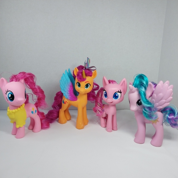 My Little Pony | Toys | My Little Pony Lot 4 Brushable Hair Pinkie Pie ...